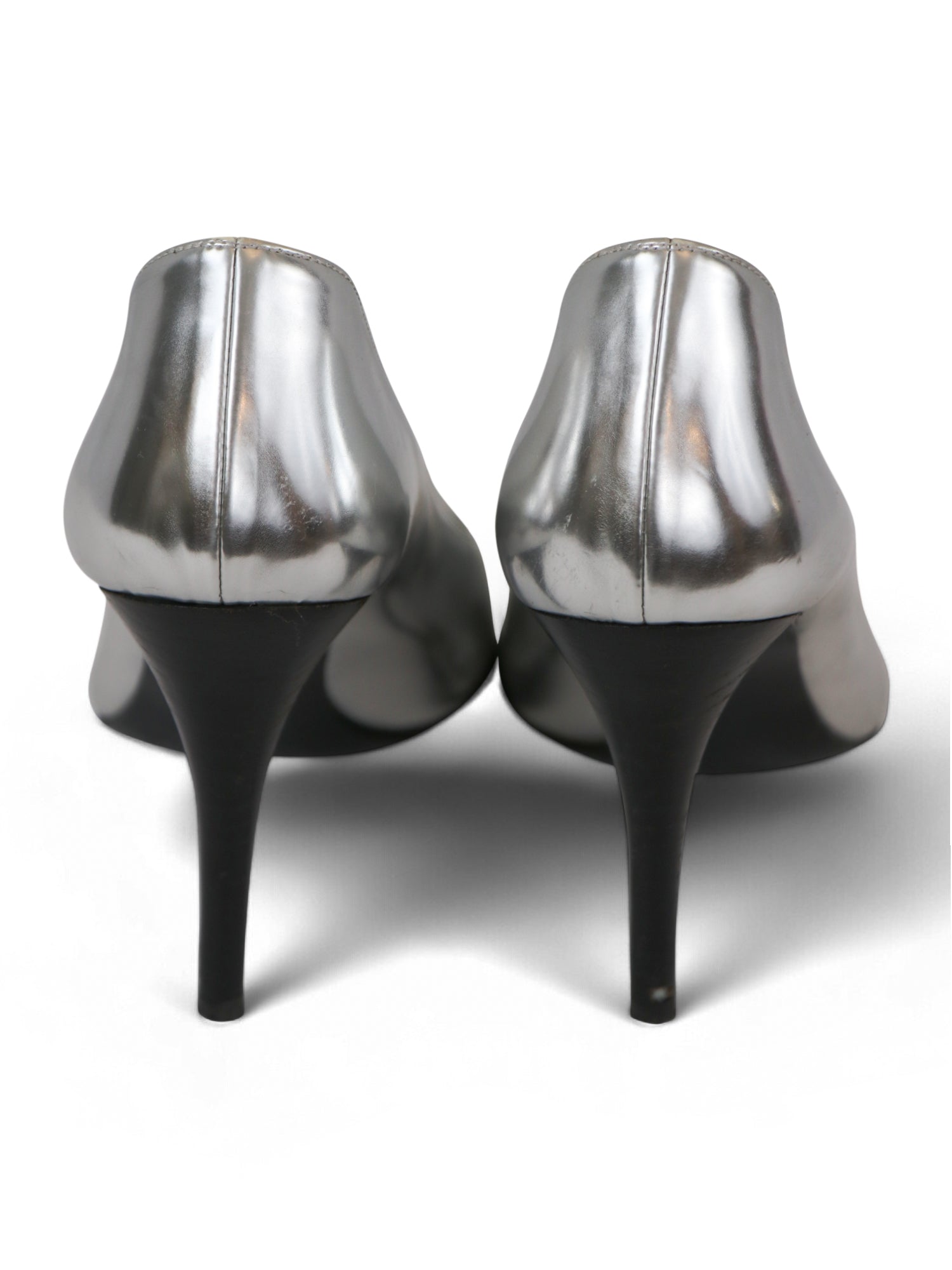 Metallic Silver Pumps – CuratedBuyChloé